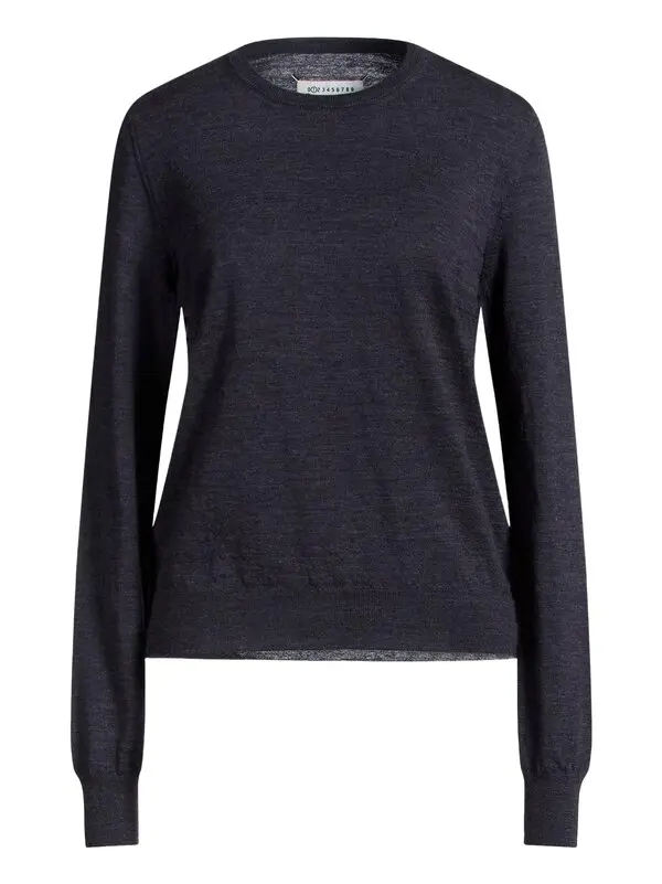 MAISON MARGIELA Lightweight Wool Knit Sweater - Black