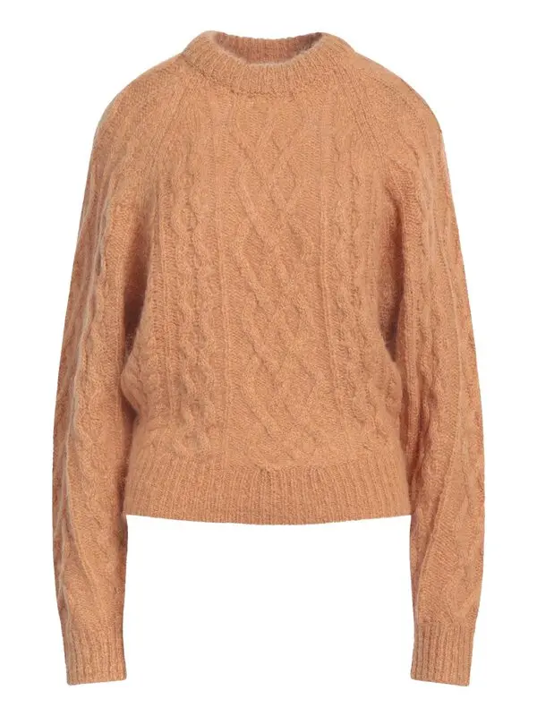 Isabel Marant Étoile Cable-knit Crewneck Jumper - Pink