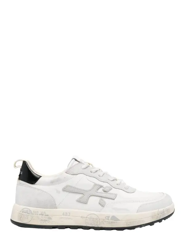 Premiata Low-top Sneakers With Decal Logo - White