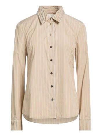 Tory Burch Striped Long Sleeve Shirt - Nude