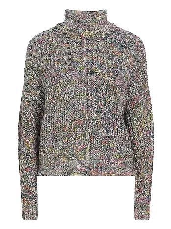 Isabel Marant Étoile Multicolor Turtleneck Sweater - Gray