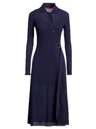 MAXCO. Max&co. Midi Shirt Dress With Buckle Detail - Black