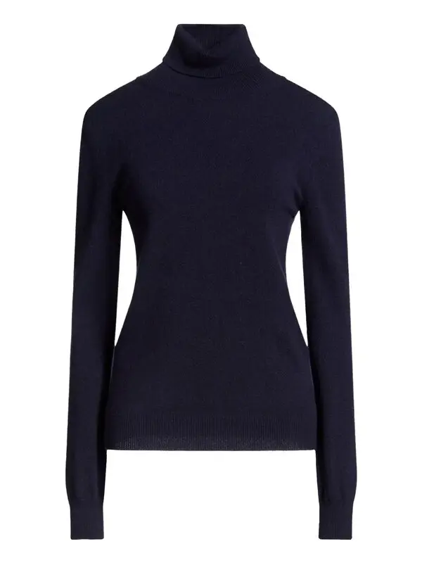 Balenciaga High-neck Knit Sweater - Black