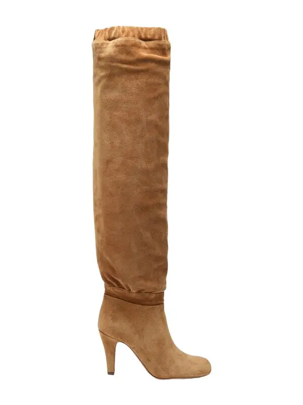 Chloé Suede Knee-high Boots - Brown