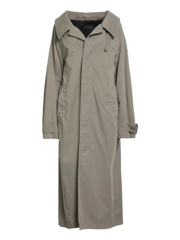 Balenciaga Long Overcoat - Gray