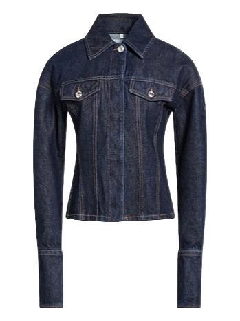 Sportmax Logo Denim Jacket - Black
