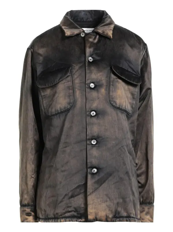 MAISON MARGIELA Tie-dye Casual Jacket - Black