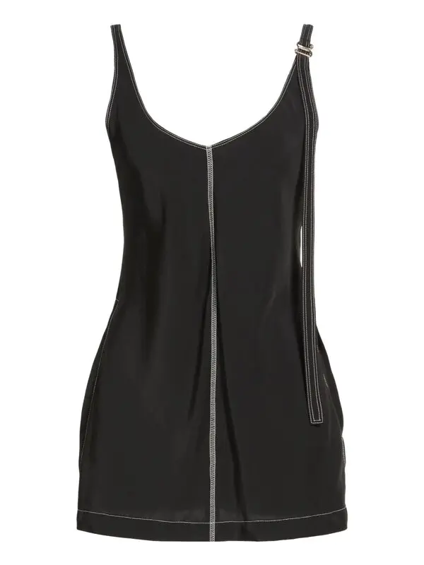 Sportmax Sleeveless Deep V-neck Vest - Black