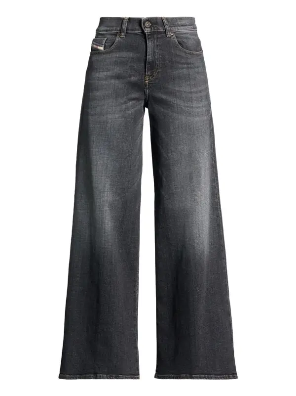 DIESEL® Wide-leg Jeans - Black