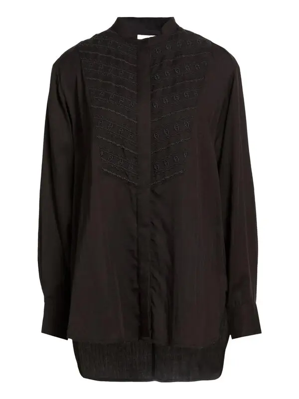 Isabel Marant Étoile Longline Twill Shirt - Black