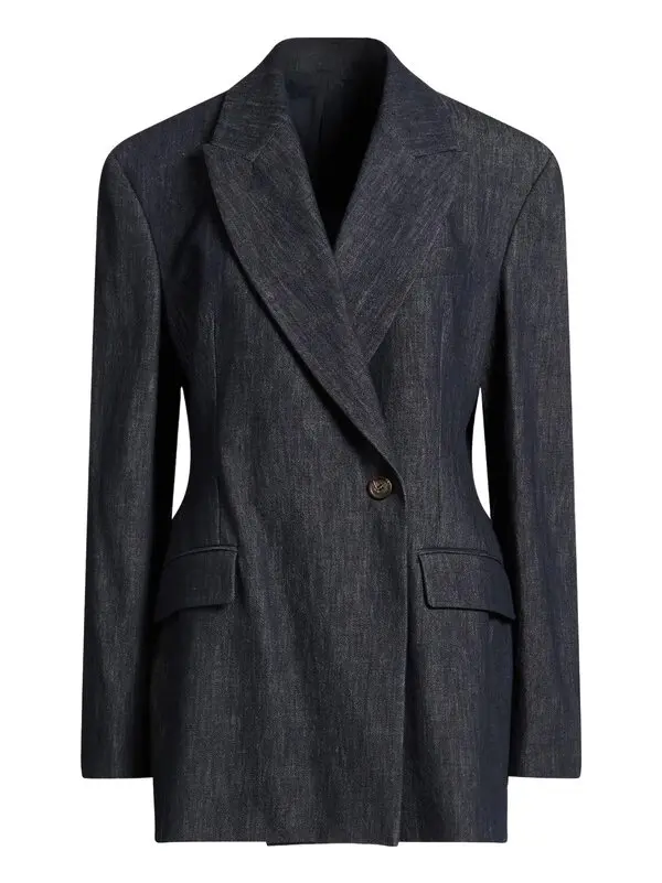 Brunello Cucinelli Single-breasted Blazer - Black