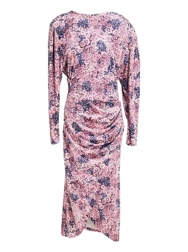 Isabel Marant Étoile Floral Print Chenille Bodycon Dress - Pink