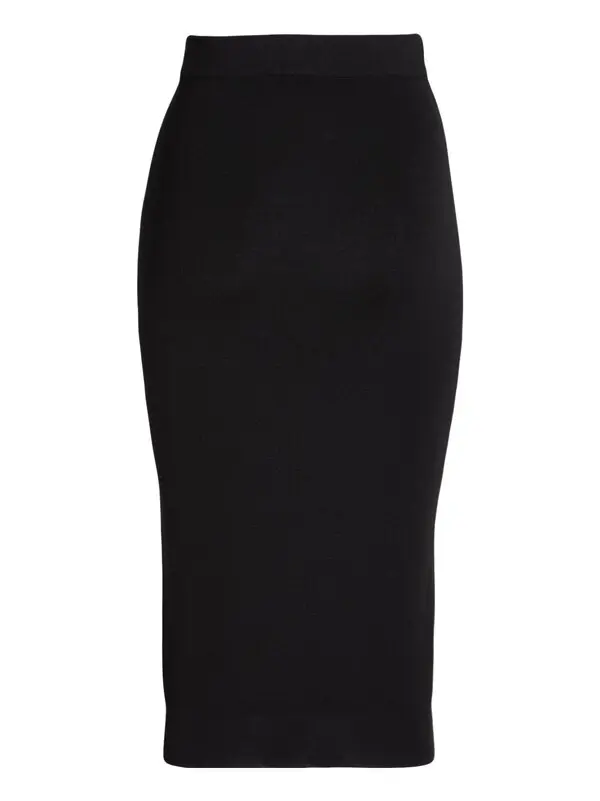 Saint Laurent Pencil Skirt - Black