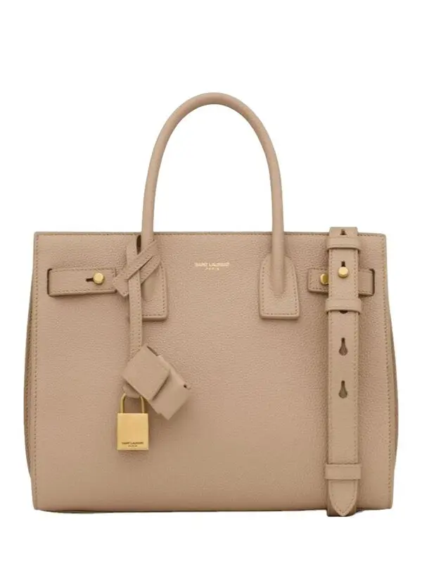 Saint Laurent Sac De Jour Baby Tote Bag - Nude