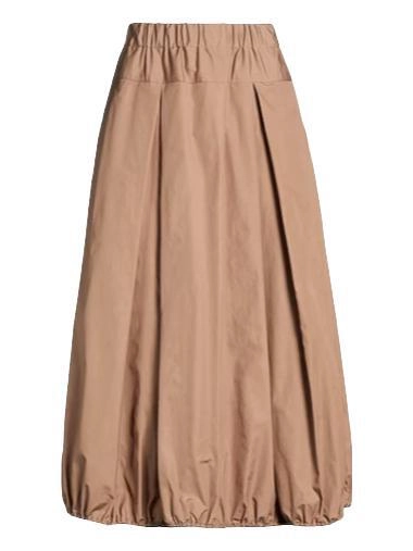 MAXCO. Max&co. Midi Skirt - Nude