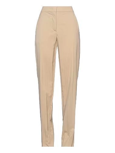 Sportmax Stretch Straight-leg Tailored Pants With Crystal Embellishments - Nude