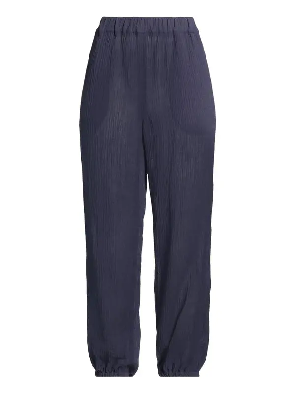 Tory Burch Tapered Gauze Trousers - Black