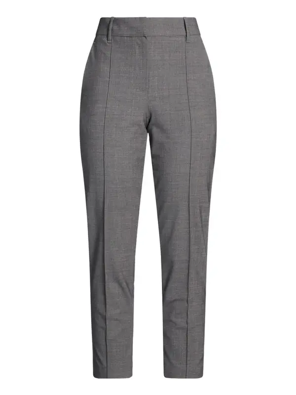 Brunello Cucinelli Tailored Slim-fit Dress Pants - Gray
