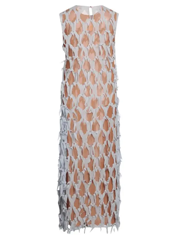 MAISON MARGIELA Two-tone Sleeveless Dress - Gray