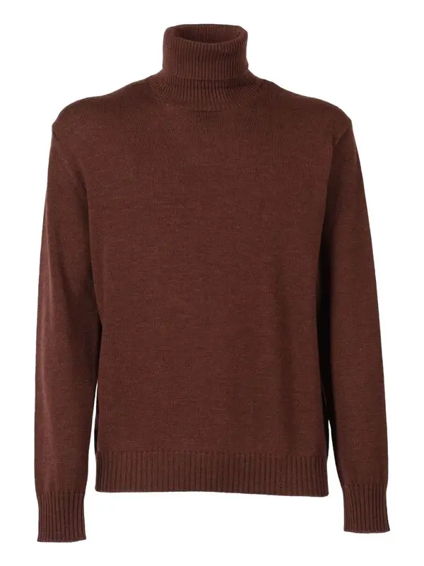 BALLANTYNE Turtleneck Sweater - Red