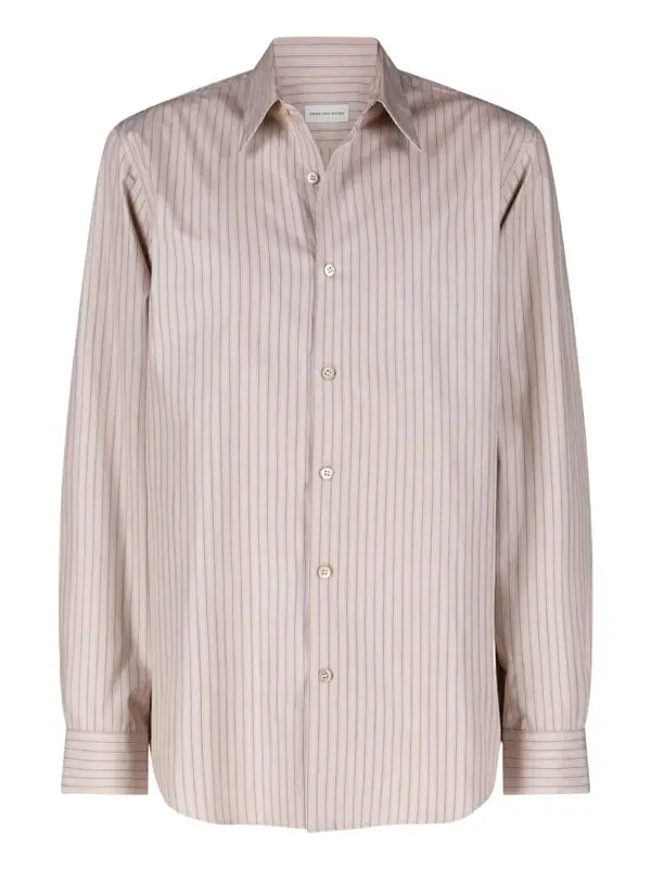 Dries Van Noten Long-sleeved Shirt - Beige
