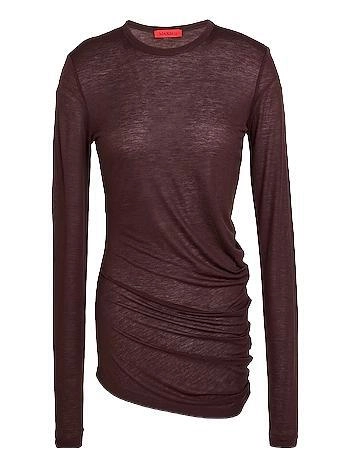 MAXCO. Max&co. Long Sleeve Crewneck T-shirt - Red