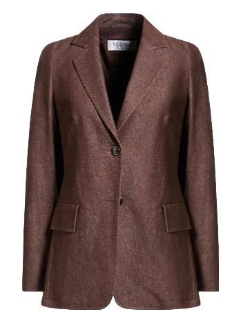 Max Mara Single-breasted Suit Jacket - Red