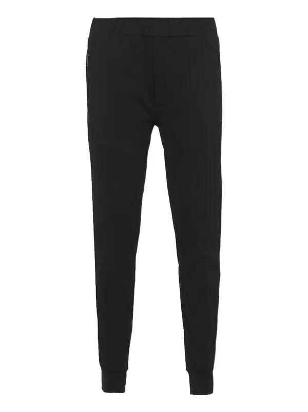 Prada Technical Cotton And Re-nylon Pants - Black
