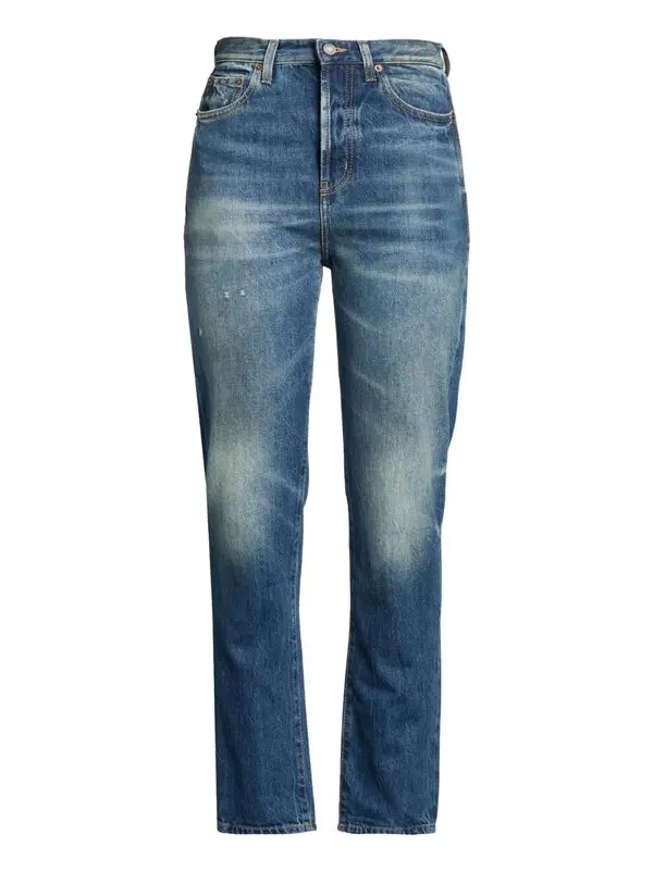 Saint Laurent Tapered Jeans - Blue