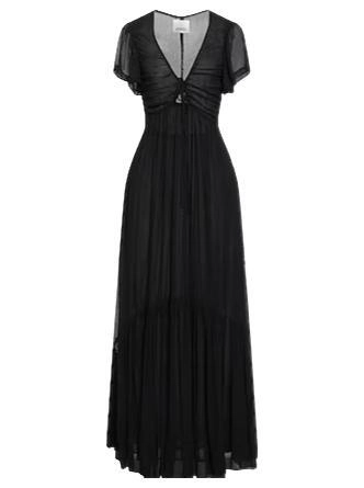 Isabel Marant Étoile Short Sleeve Maxi Dress - Black