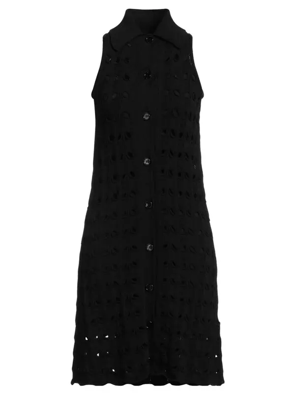 Sportmax Sleeveless Knitted Dress - Black
