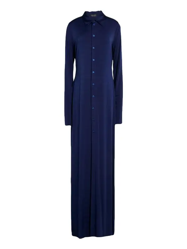 Balenciaga Long Sleeve Shirt Dress - Black