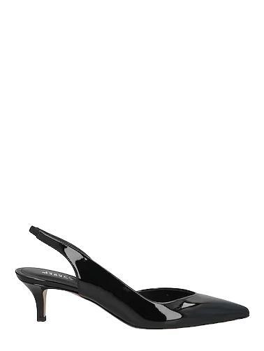 Isabel Marant Étoile Patent Leather Pointed-toe Slingback Heels - Black