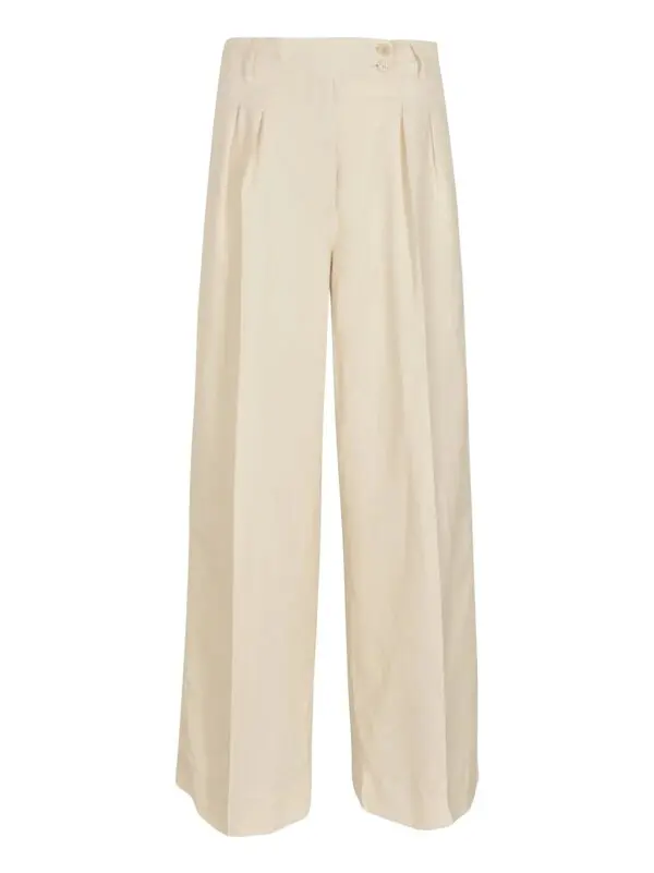 Aspesi High Waist Casual Pants - Nude