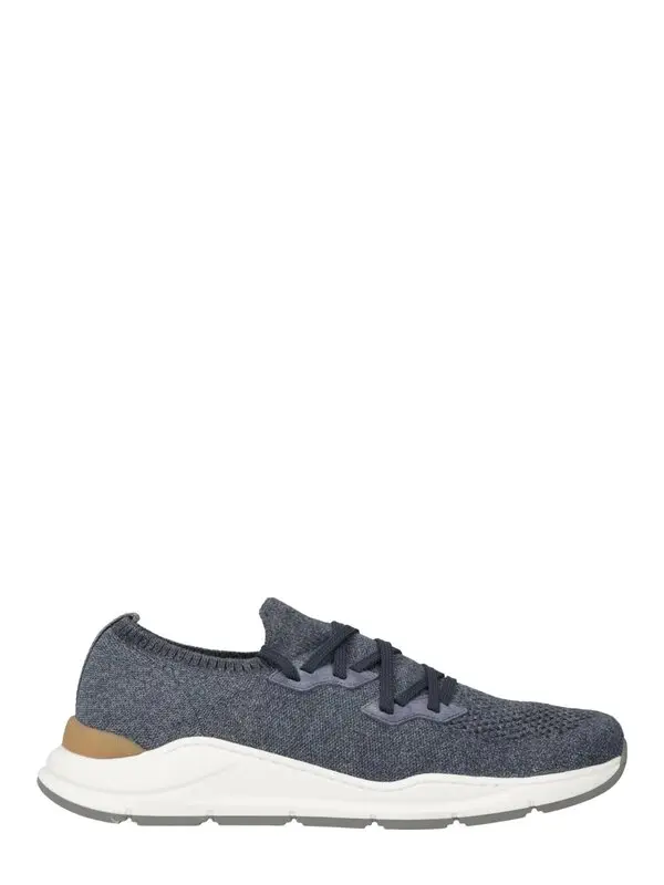 Brunello Cucinelli Knitted Low-top Sneakers - Gray