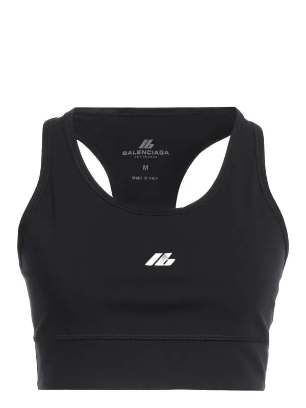 Balenciaga Sleeveless Crewneck Sports Top - Black