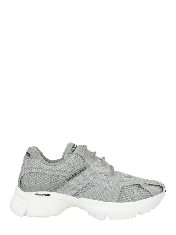 Balenciaga Chunky Soled Technical Fabric Sneakers - Gray