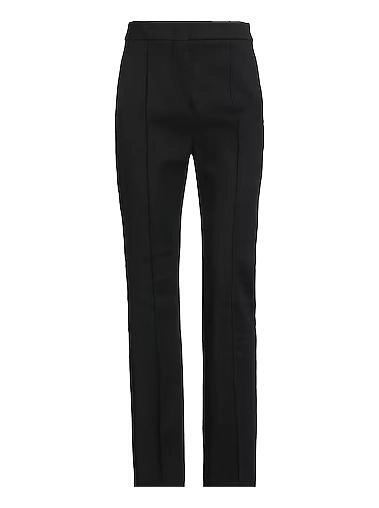 Sportmax Solid Color Straight-leg Pants With Crystal Embellishments - Black