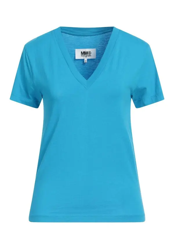 MAISON MARGIELA Basic T-shirt - Blue