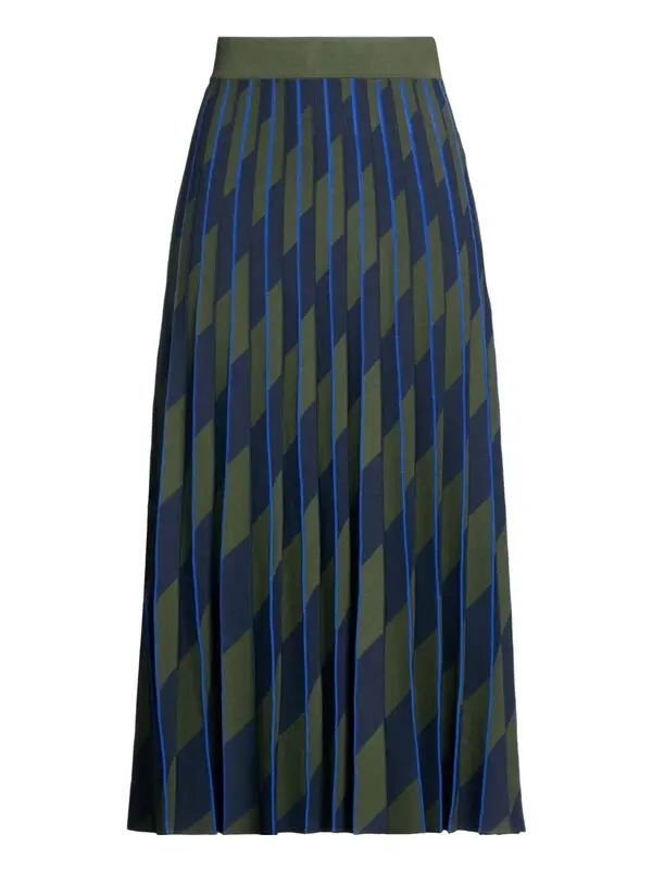 Tory Burch Pleated Skirt - Black