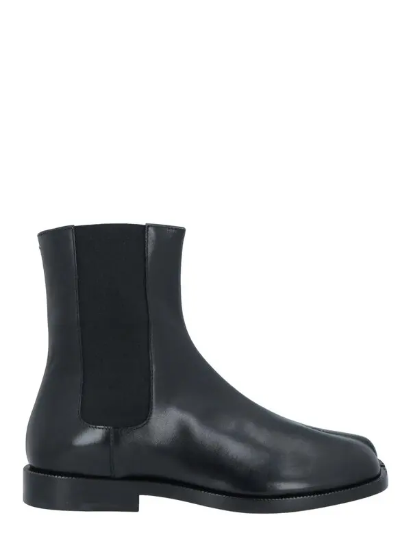 MAISON MARGIELA Leather Chelsea Boots - Black