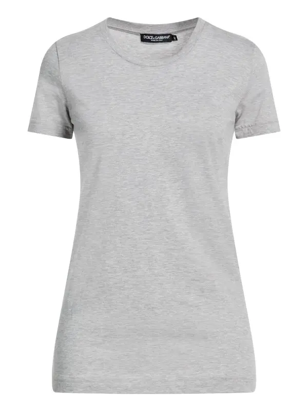 Dolce & Gabbana Short Sleeve Crewneck T-shirt - Gray