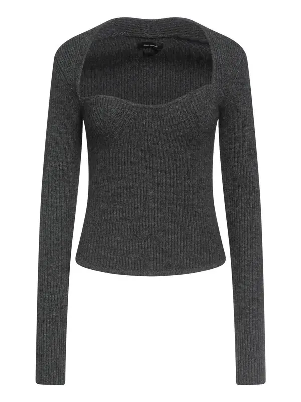Isabel Marant Étoile Two-tone Long-sleeve Jumper - Black