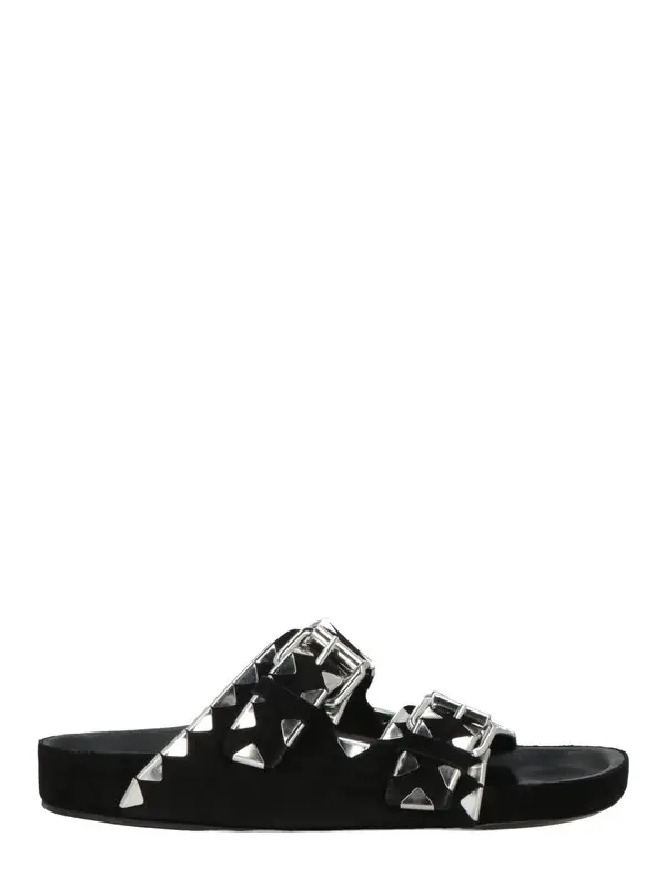 Chloé Embellished Block Heel Sandals - Black