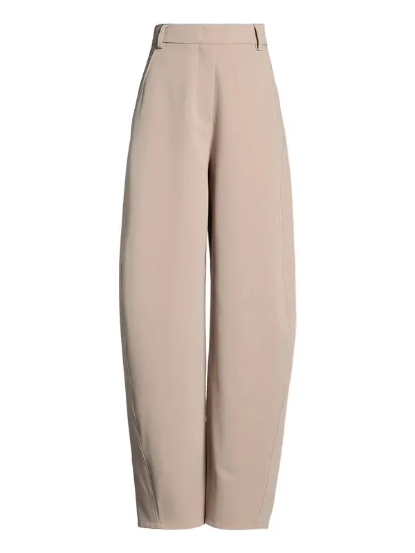MAXCO. Max&co. Tailored Trousers With Belt Loops - Khaki