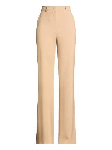 Sportmax Solid Color Bootcut Dress Pants - Nude