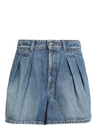 Sportmax Medium Wash Denim Shorts - Blue