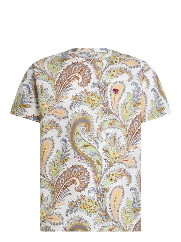 Etro Floral Paisley T-shirt - Beige