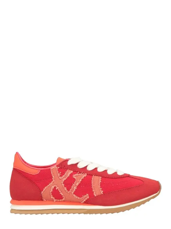 MAXCO. Max&co. Low-top Sneakers With Suede Effect - Red
