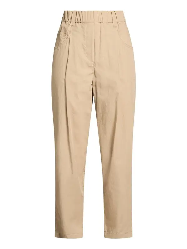 Brunello Cucinelli Tapered Trousers - Nude